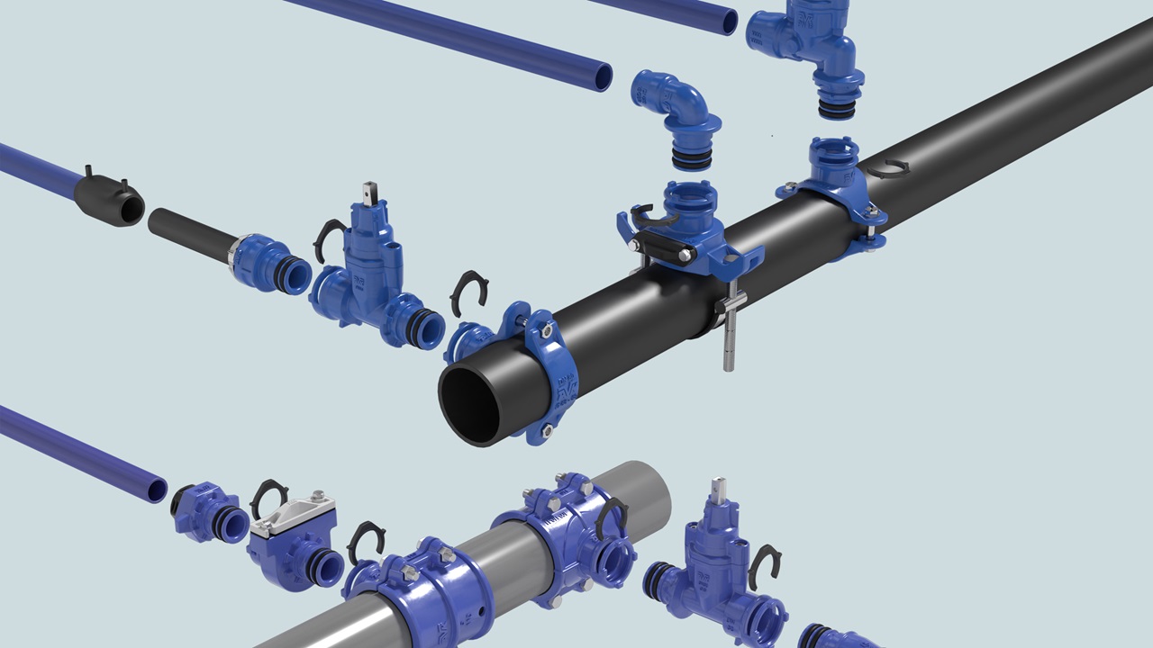 AVK introduces the new SUPA LOCK™ threadless connection system