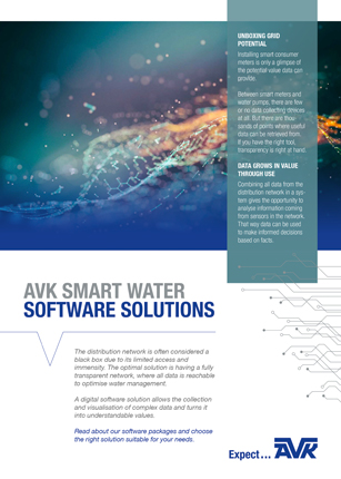 What is the AVK Smart Water solution?